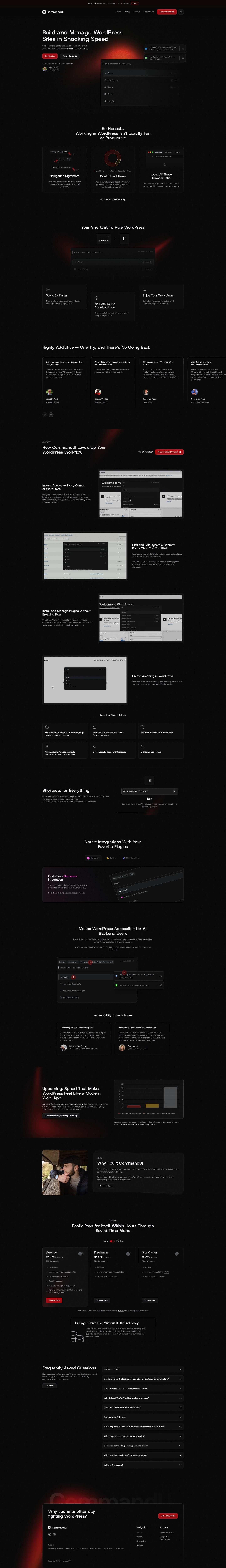 CommandUI - A Website Built With Bricks Builder